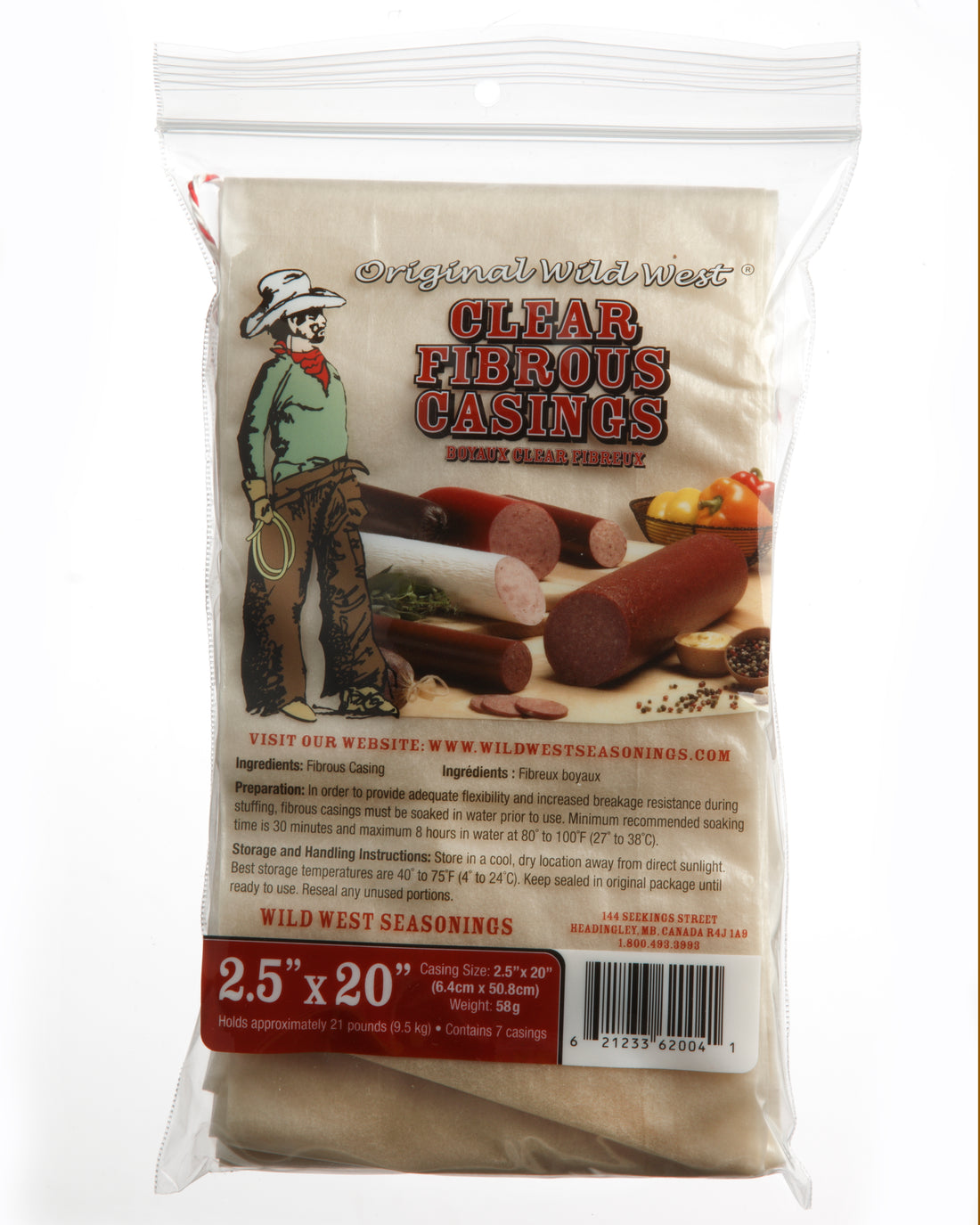 Fibrous Sausage Casings – Wild West Seasonings